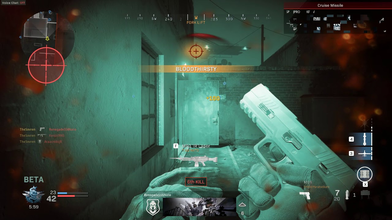 Modern Warfare PC BETA - NVG (Night Vision) Game Play - YouTube