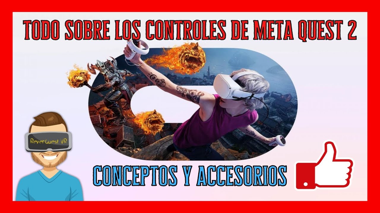 TODO sobre los CONTROLES de META QUEST 2 Conceptos y Accesorios - YouTube