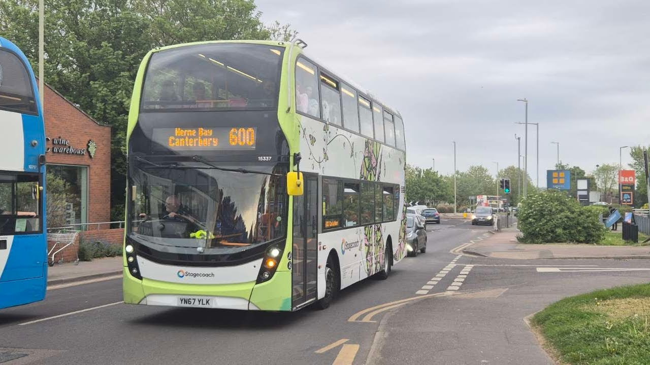 Onboard Stagecoach Bus 15337 (YN67 YLK) | Scania N250UD ADL ...