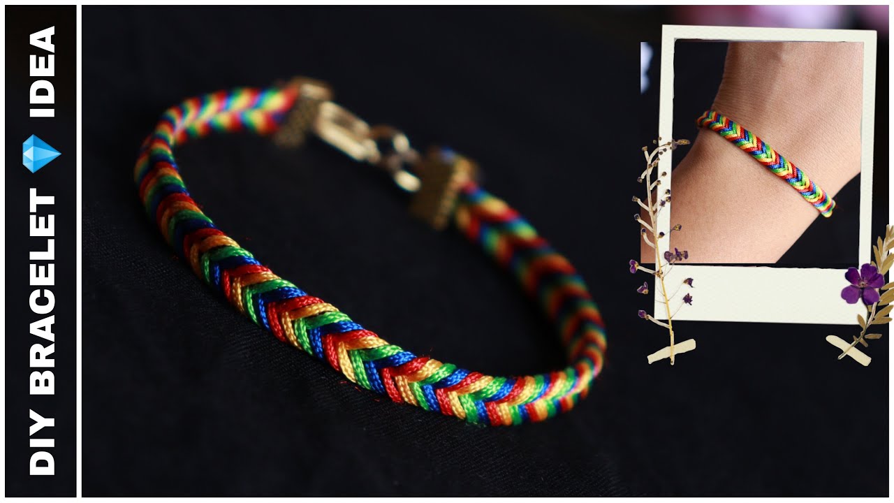 DIY THREAD BRACELET TUTORIAL 💎| HOW TO MAKE BRACELETS 💎 | DIY JEWELRY ...