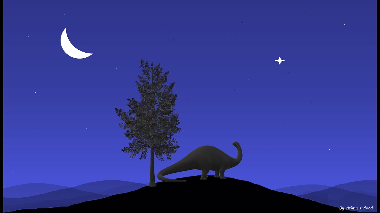 How to draw a easy Night scenery drawing in digital painting Episode ...