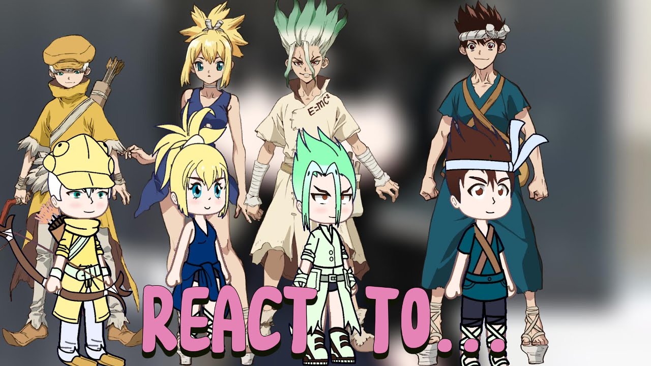 Dr. Stone Characters Express Their Emotions | Gacha Club Moments - YouTube