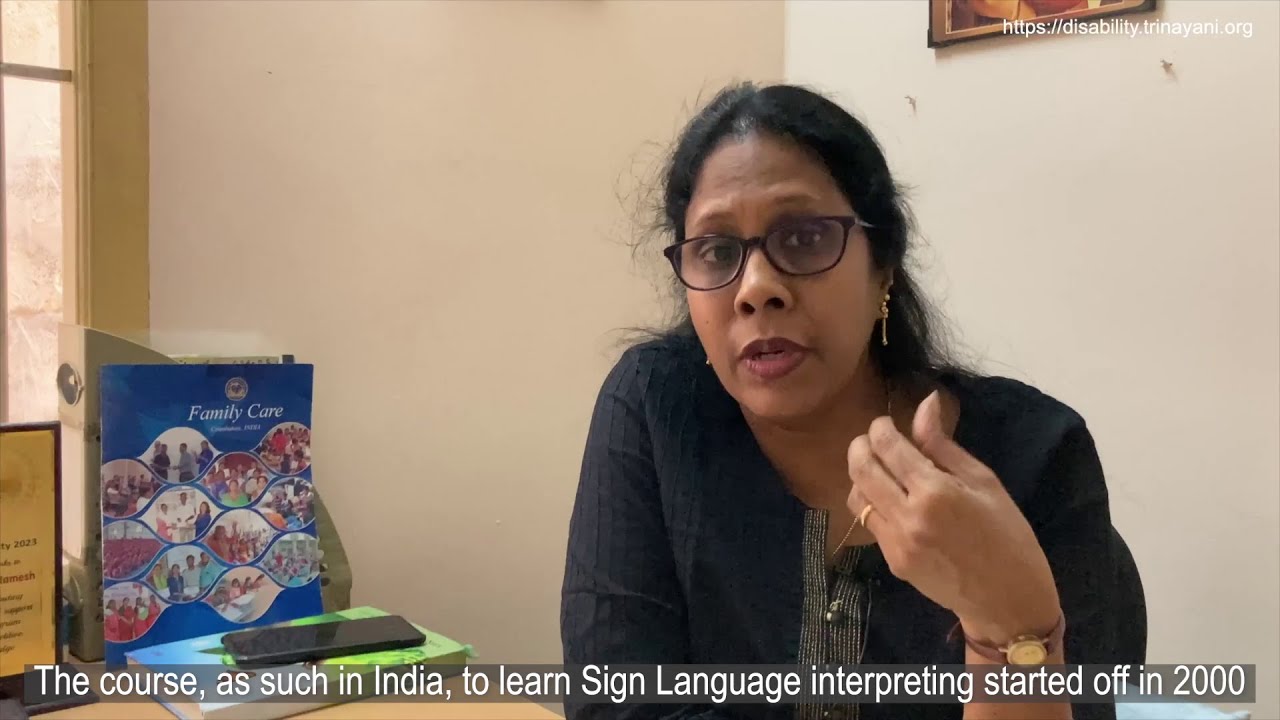 Understanding Indian Sign Language - Dr. Renuka Rameshan - Trinayani ...