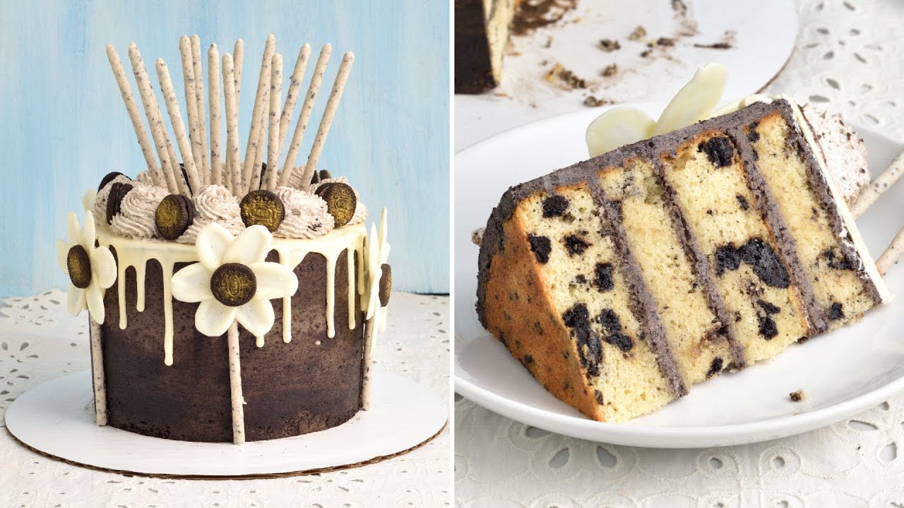 TRIPLE OREO BIRTHDAY CAKE - YouTube