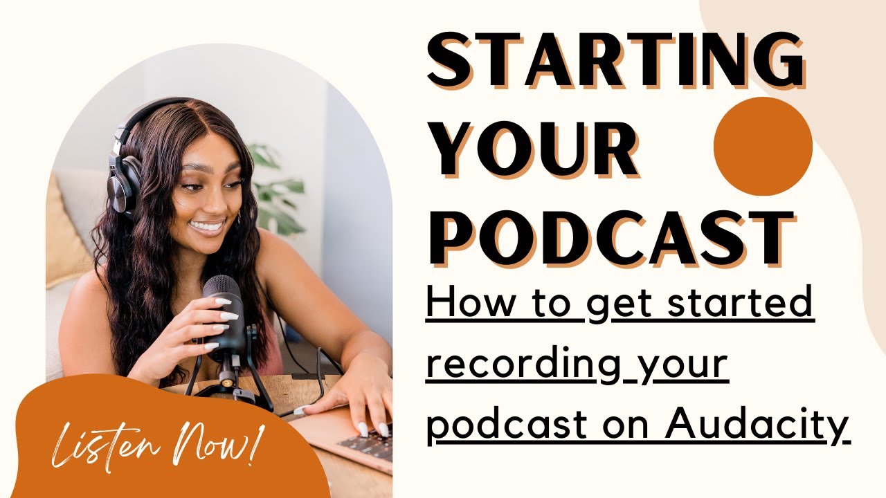 Quick Start for recording your podcast on Audacity-audacity for beginners. - YouTube