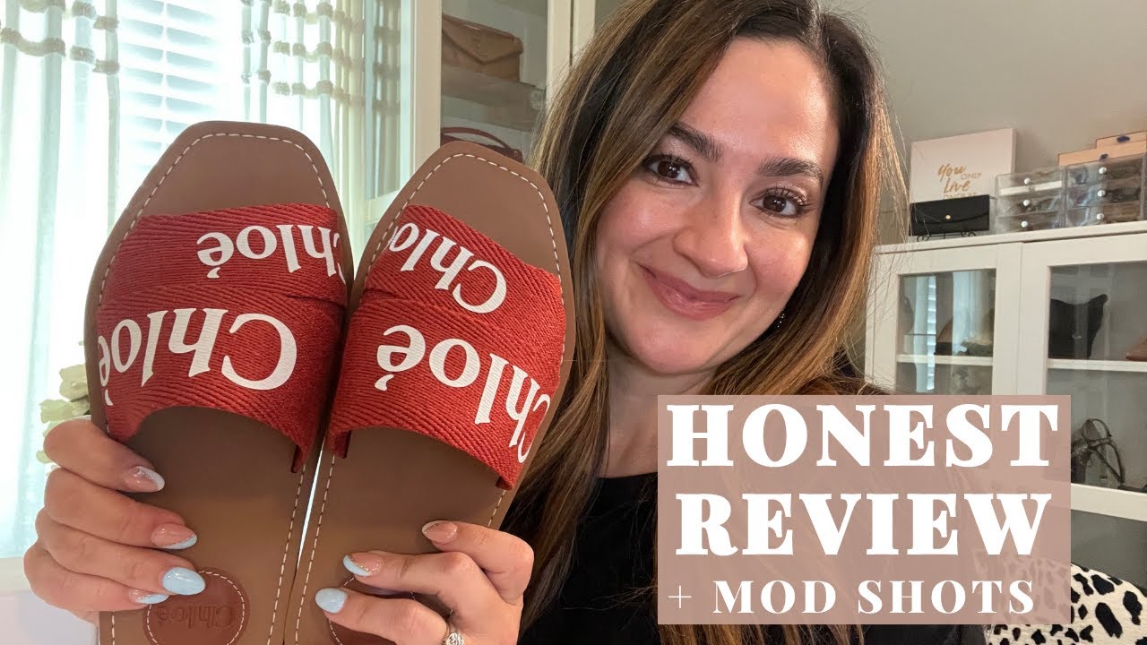 CHLOE FLAT MULE REVIEW + MOD SHOTS - YouTube
