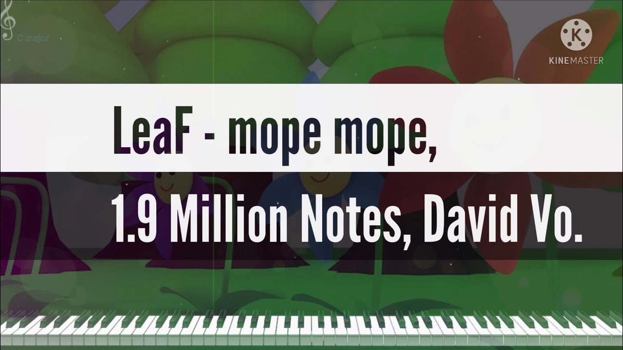 [Black Midi] LeaF - mope mope, 1.9 Million Notes, David Vo. - YouTube