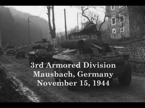 3rd Armored Division "Spearhead" Near Stolberg, Germany; November 15 ...