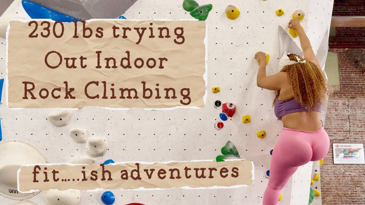 Can Big Girls do it? Rock Climbing Challenge! - YouTube