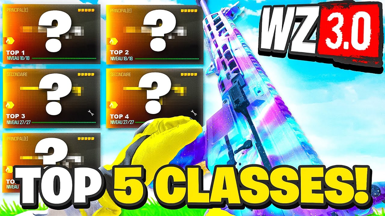 TOP 5 MEILLEURES CLASSES MÉTA WARZONE 3 ! - YouTube