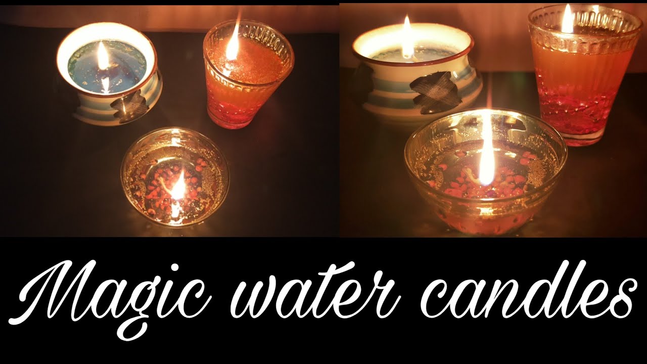 Water candles | DIY magic water diyas | Diwali craft ideas | Diwali ...