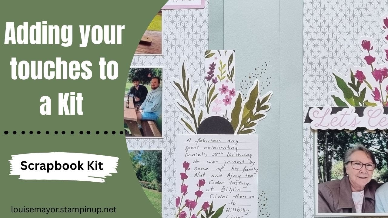 Celebrate Together Scrapbook Kit | Make it your own style - YouTube