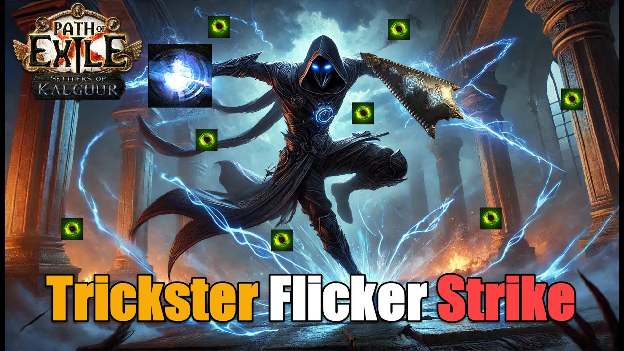 Trickster Flicker Strike 🤺 | Trivialize your content | PoE 3.25 - YouTube