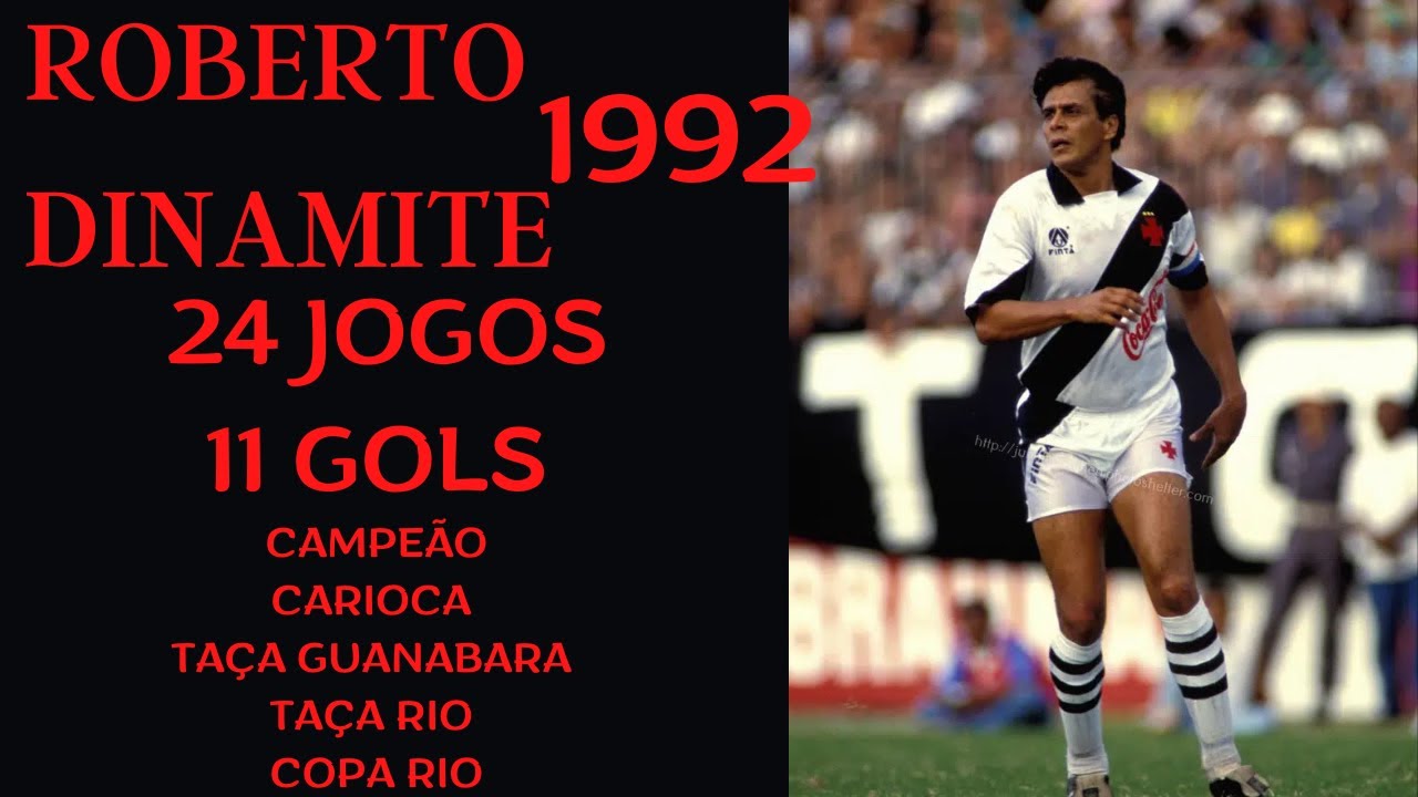 ROBERTO DINAMITE GOLS PELO VASCO EM 1992 - YouTube
