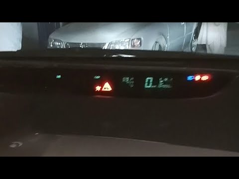 Toyota Prius warning light with load sensor - YouTube