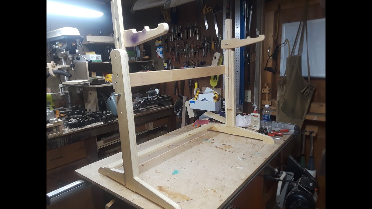 Making the Koryak Kayak Display Stand - YouTube