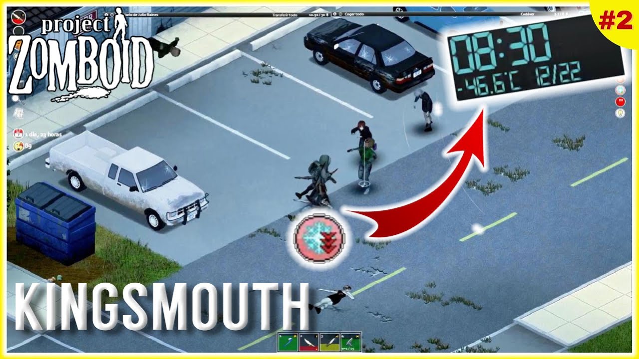 ¡Frío Mortal y Zombies! Escapando de Kingsmouth en Project Zomboid ...