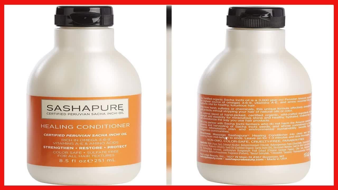 Great product - SASHAPURE Healing Conditioner with Sacha Inchi Oil ...