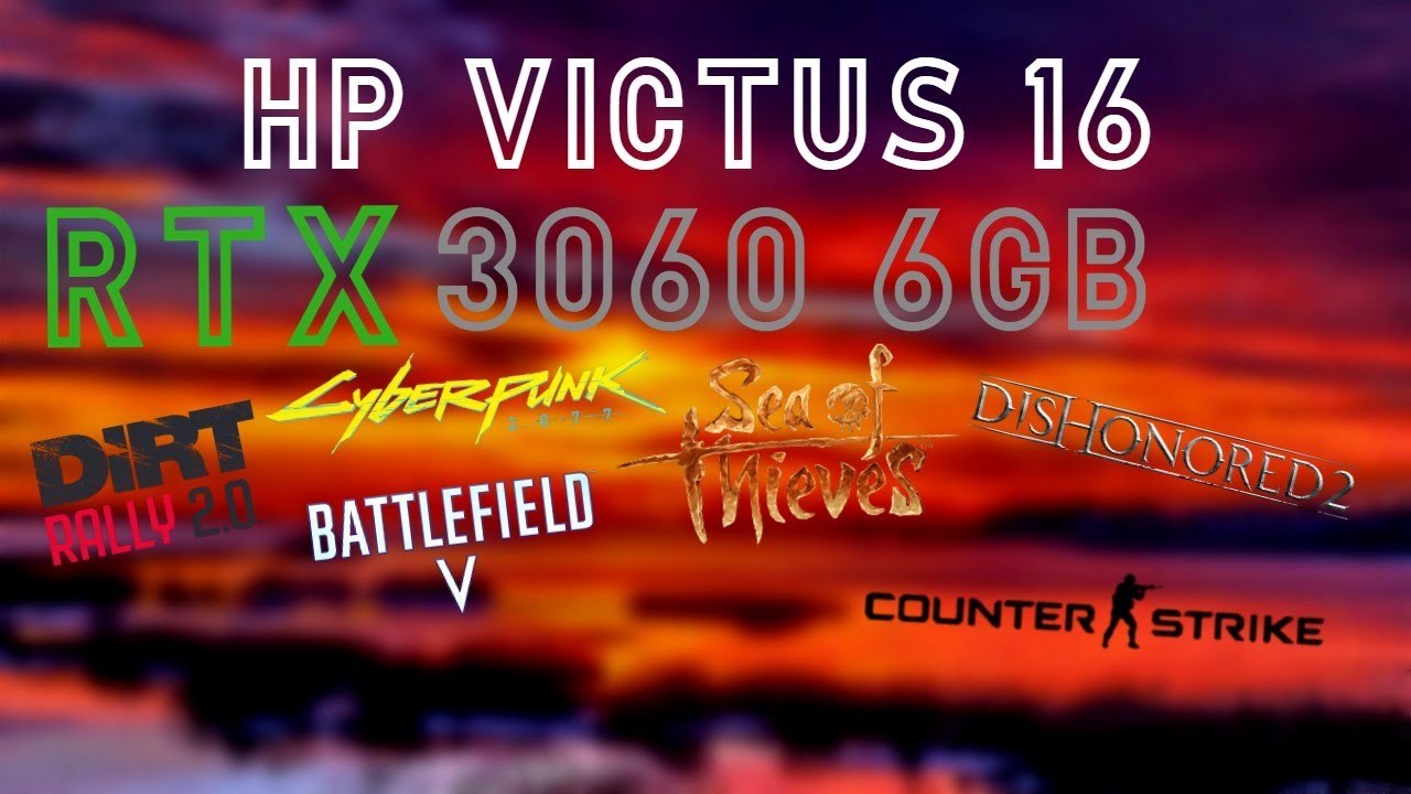 HP victus 16 FPS Test in different 7 games - YouTube