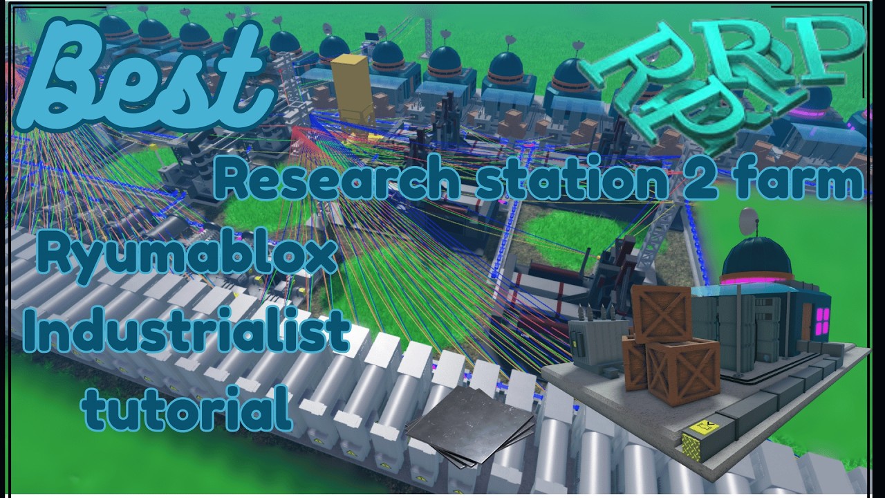 RESEARCH STATION 2 FARM IN ROBLOX INDUSTRIALIST MIDGAME! Roblox ...