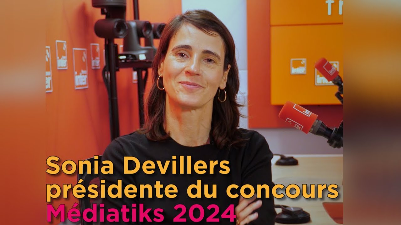 Sonia Devillers, présidente du concours Médiatiks 2024 - YouTube