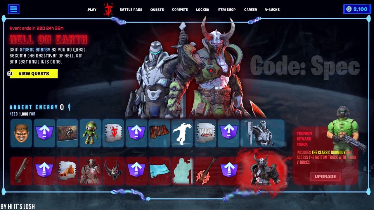 Fortnite Doom Battle Pass.. - YouTube