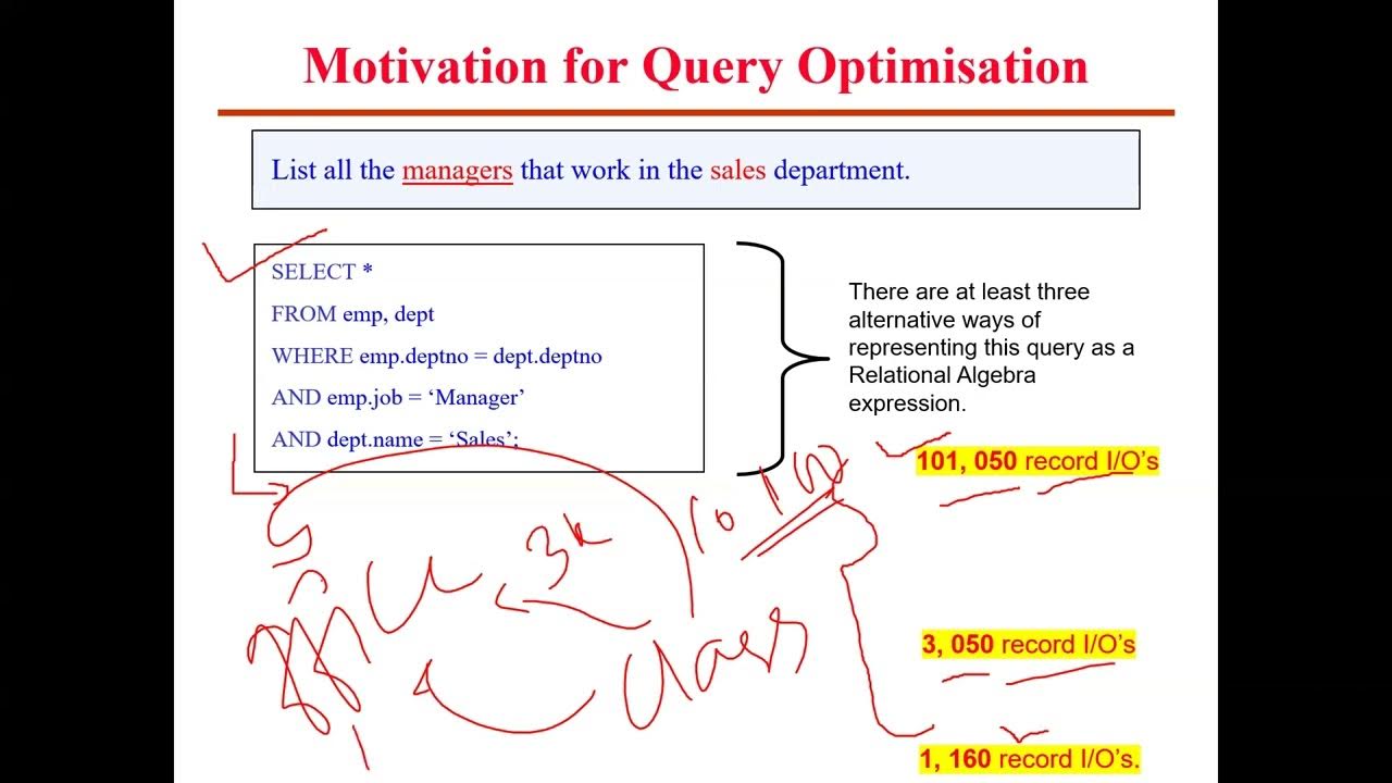 Query Optimization Part 1 - YouTube