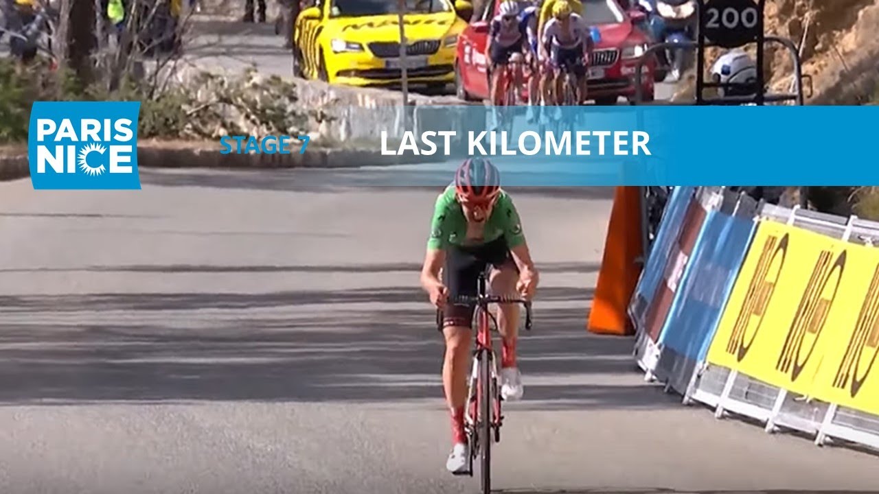 Paris-Nice 2020 - Stage 7 - Last Kilometer - YouTube
