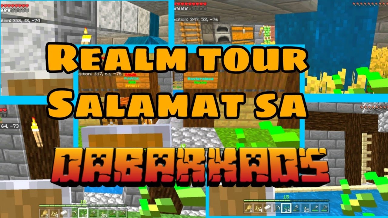 Realm tour in minecraft - YouTube