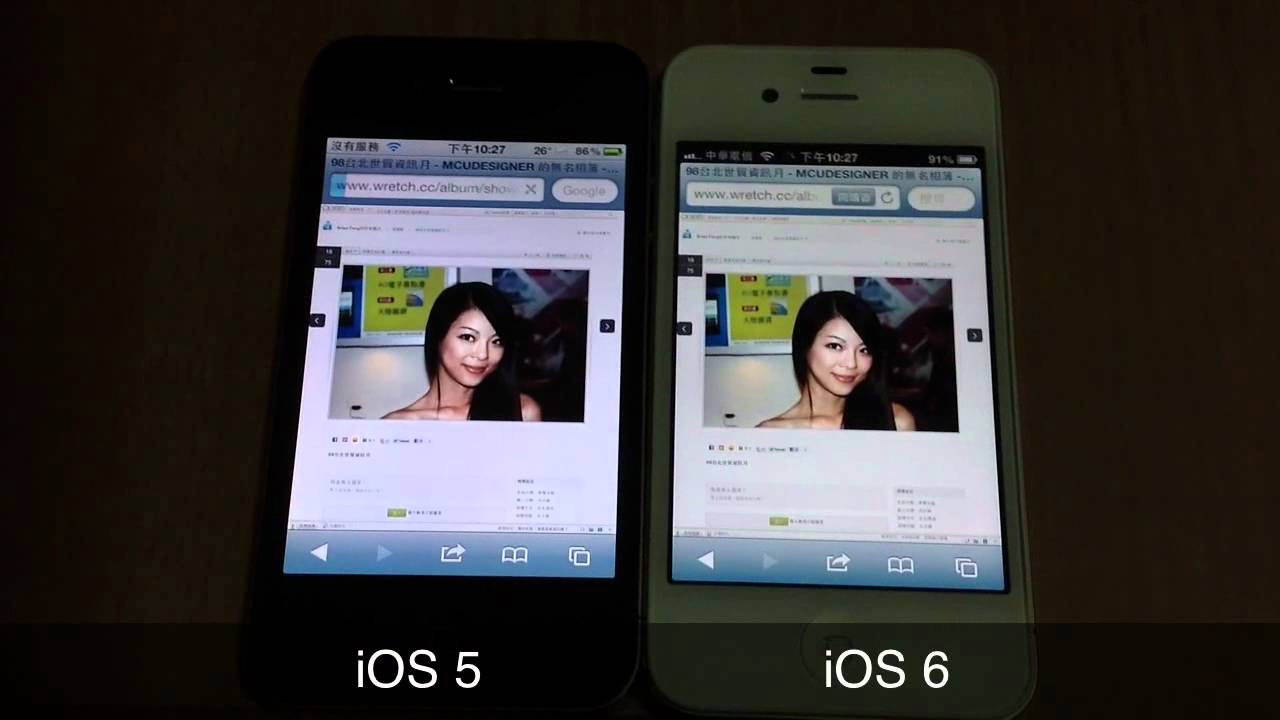 iOS 6 Safari 瀏覽器很飆 - YouTube