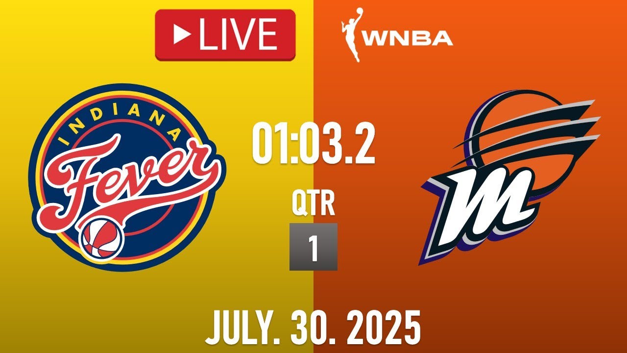 WNBA LIVE! Indiana Fever vs Phoenix Mercury LIVE | July 30, 2025 | WNBA ...