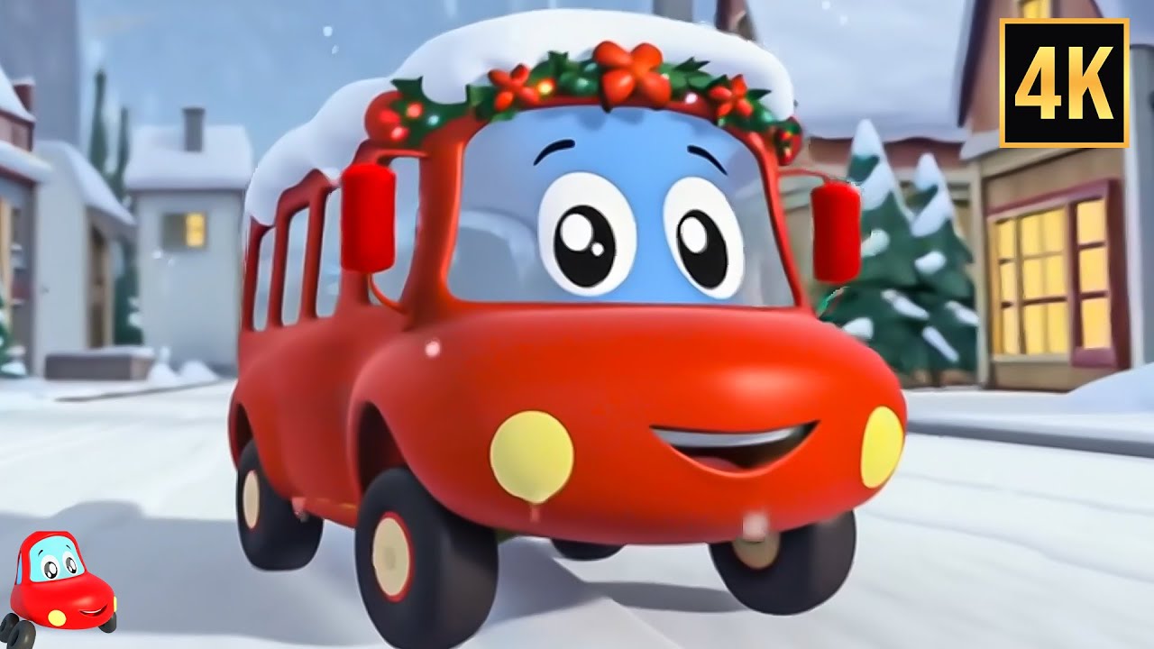 Christmas Bus Ride - Wheels on the Bus Nursery Rhymes & Songs for Kids ...