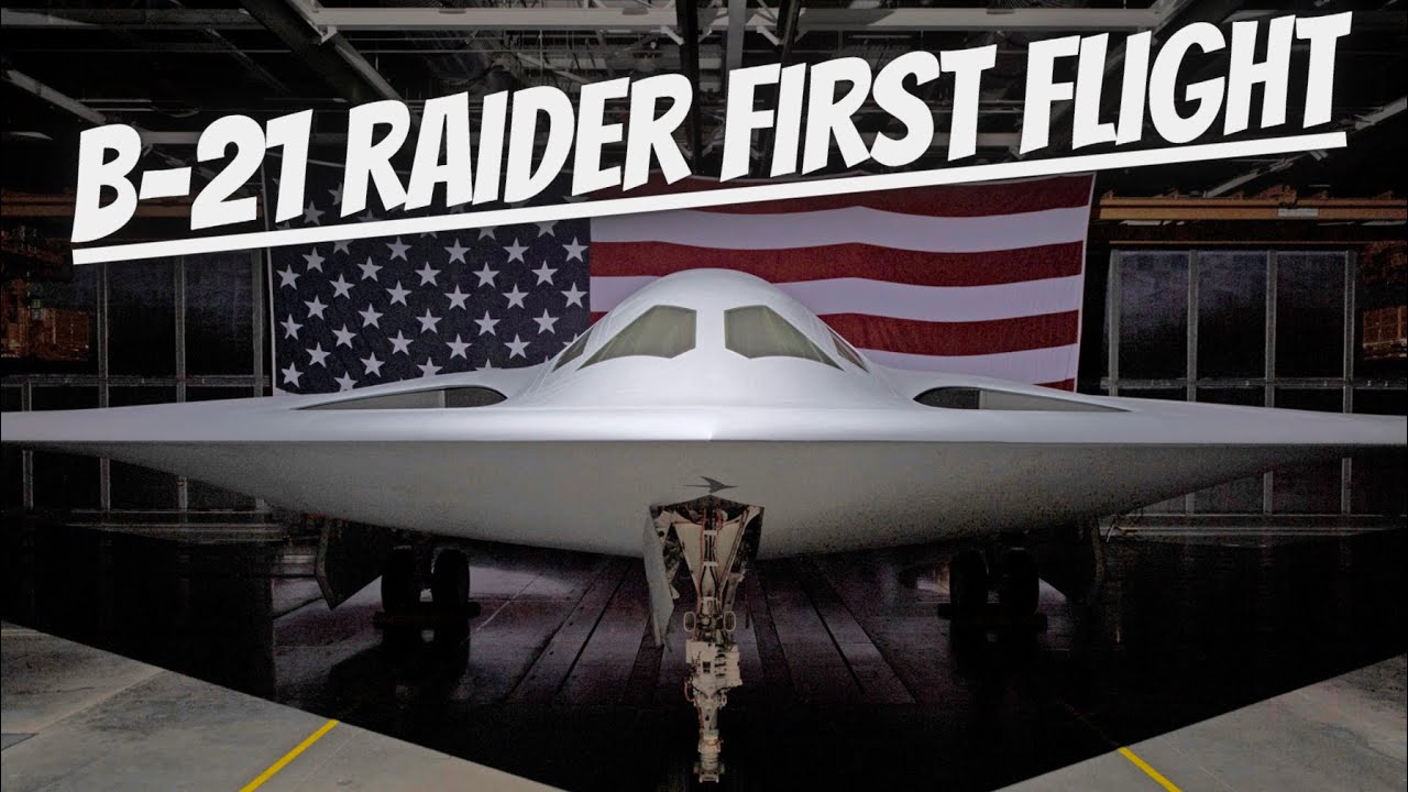B-21 Raider First Flight - YouTube
