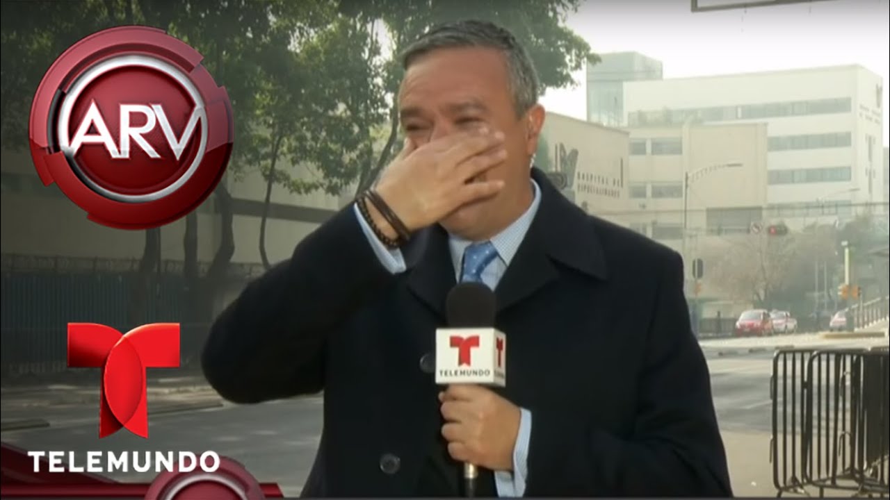 Periodista Rogelio Mora llora durante cobertura papal | Al Rojo Vivo ...