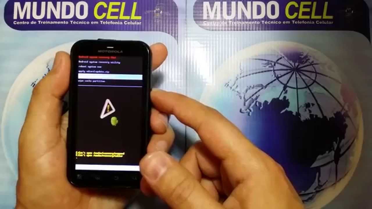 HARD RESET MOTOROLA MOTO BLUR MB525 - YouTube