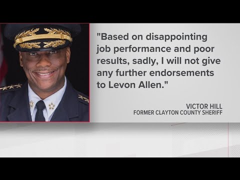 Ex-Clayton County sheriff Victor Hill won't endorse Levon Allen - YouTube