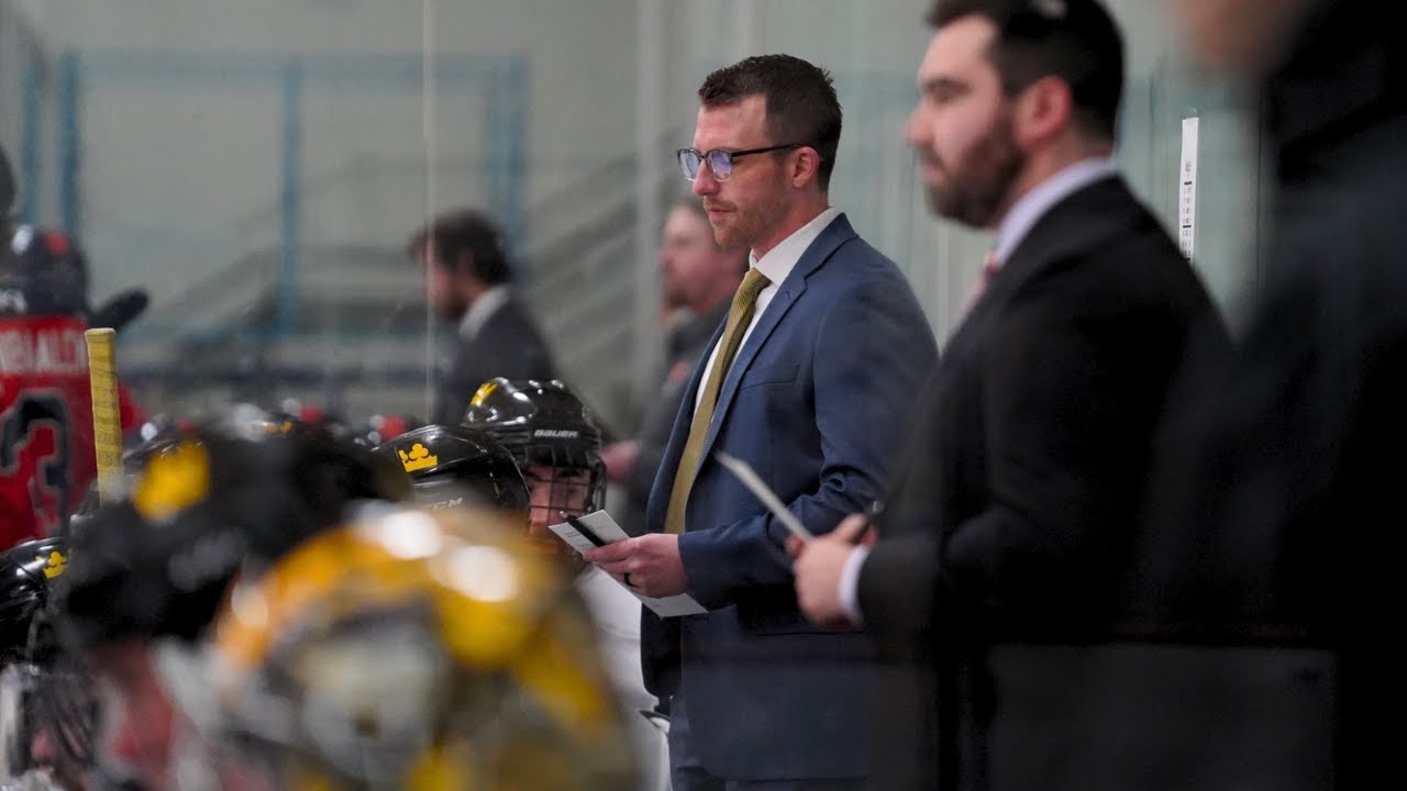 Give Like A Champion: Tyler Walsh, Head Men’s Hockey Coach - YouTube