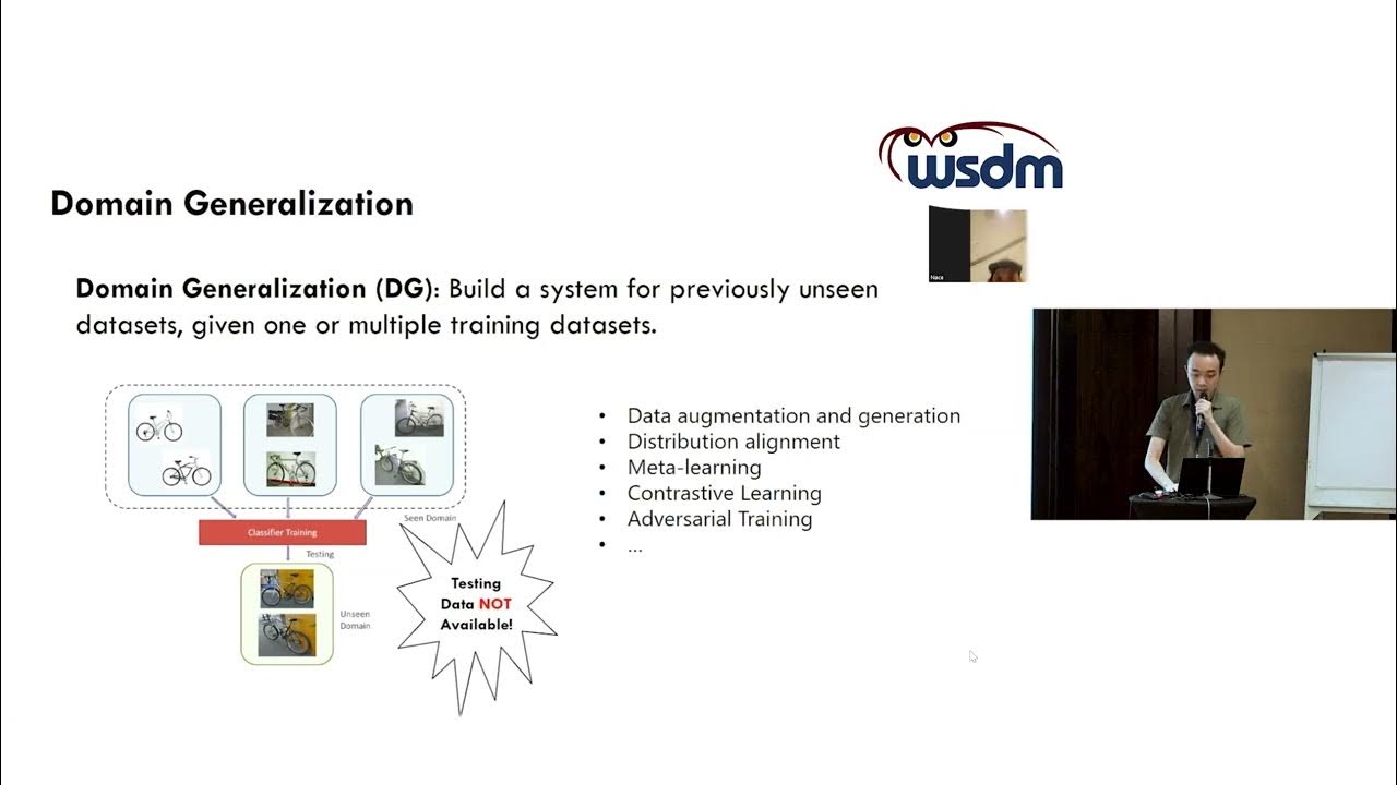 WSDM-23 Tutorials: A Tutorial on Domain Generalization - YouTube