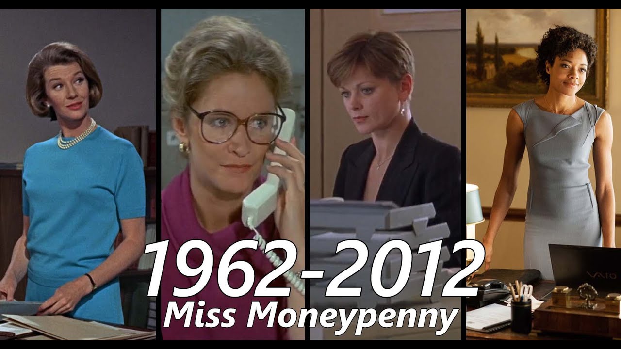 All the Miss Moneypenny scenes 1962 - 2012 - YouTube