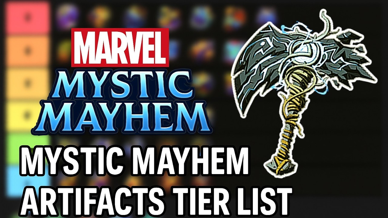*ULTIMATE* MARVEL Mystic Mayhem Artifacts Tier List - YouTube