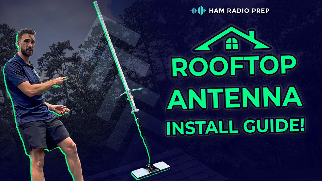 Install a Rooftop Ham Radio Antenna (Step-by-Step Guide) - YouTube