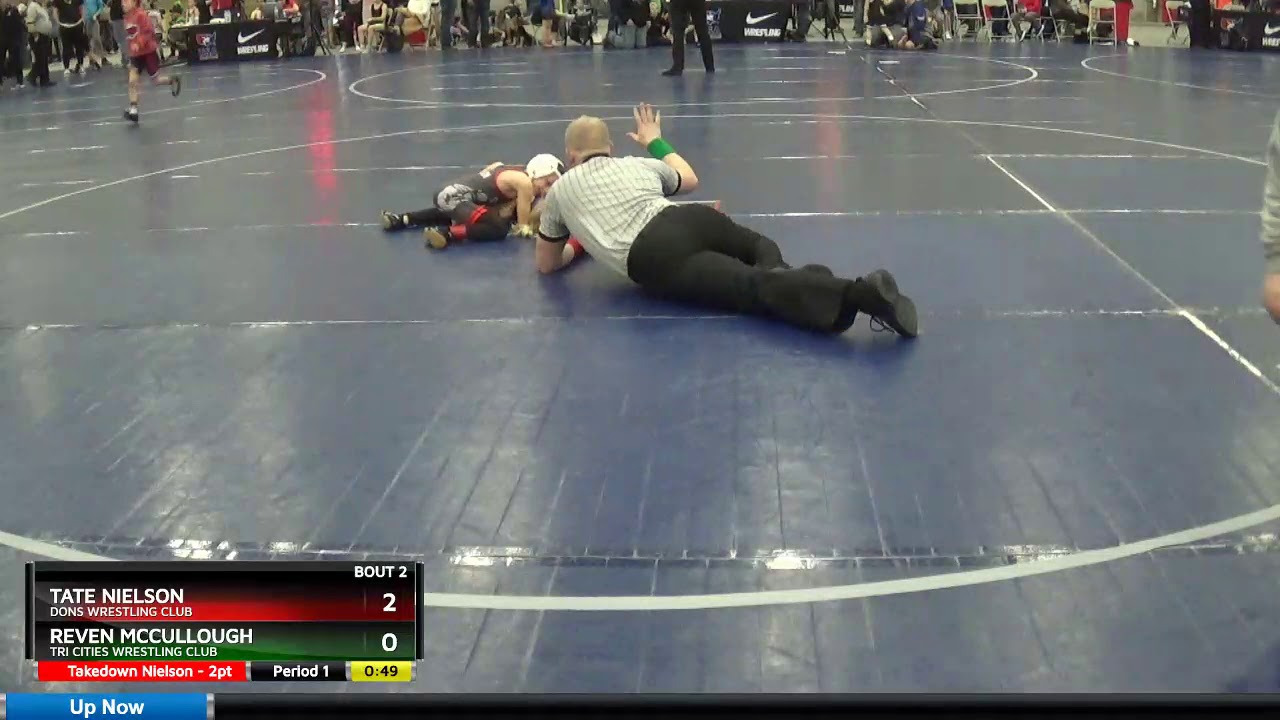 TB 8U 44-45 Reven McCullough Tri Cities Wrestling Club Vs Tate Nielson ...
