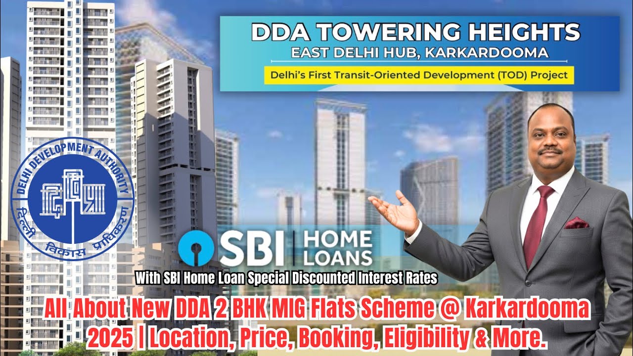 🔴 All About DDA Towering Heights Karkardooma 2025 | DDA Launched East ...