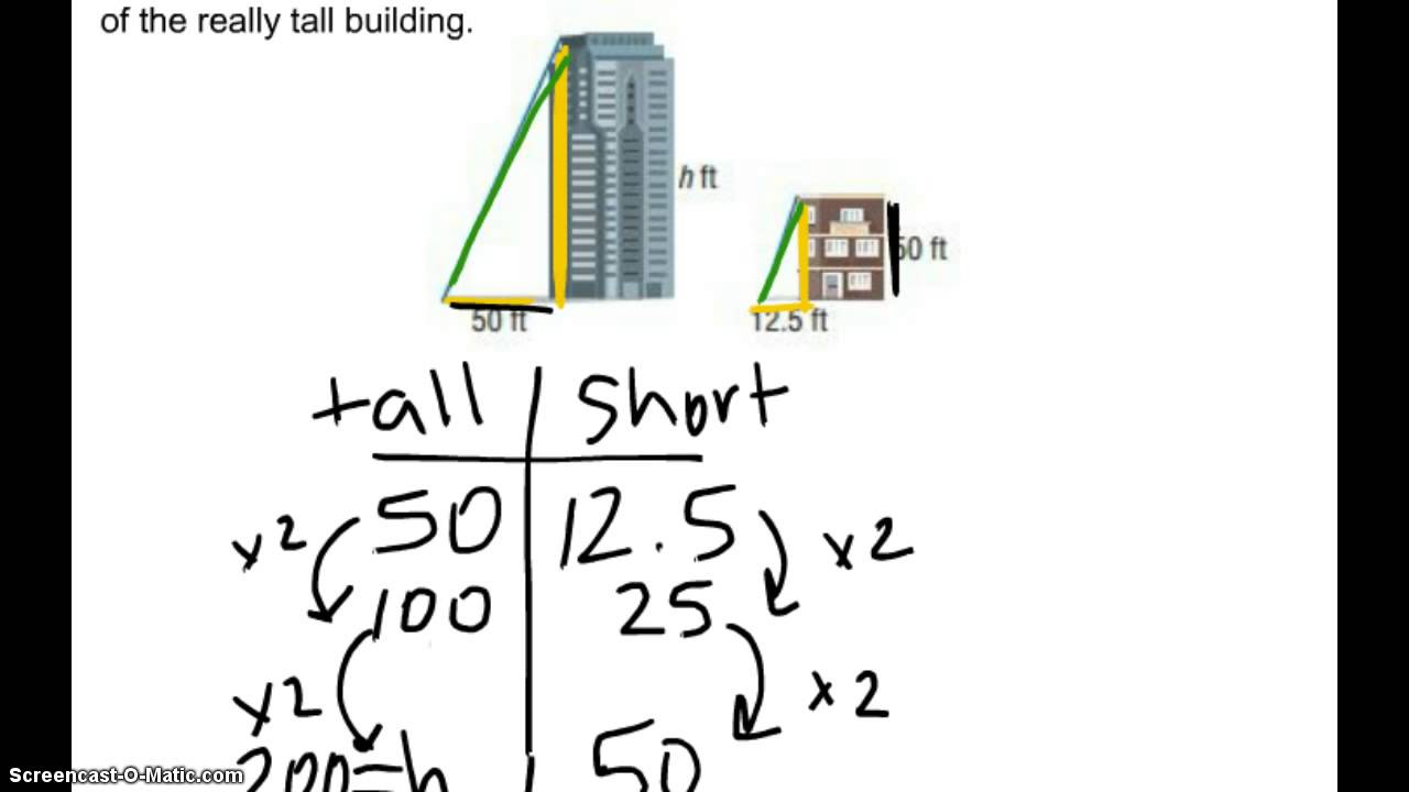 Indirect Measurement - Casting Shadows - YouTube