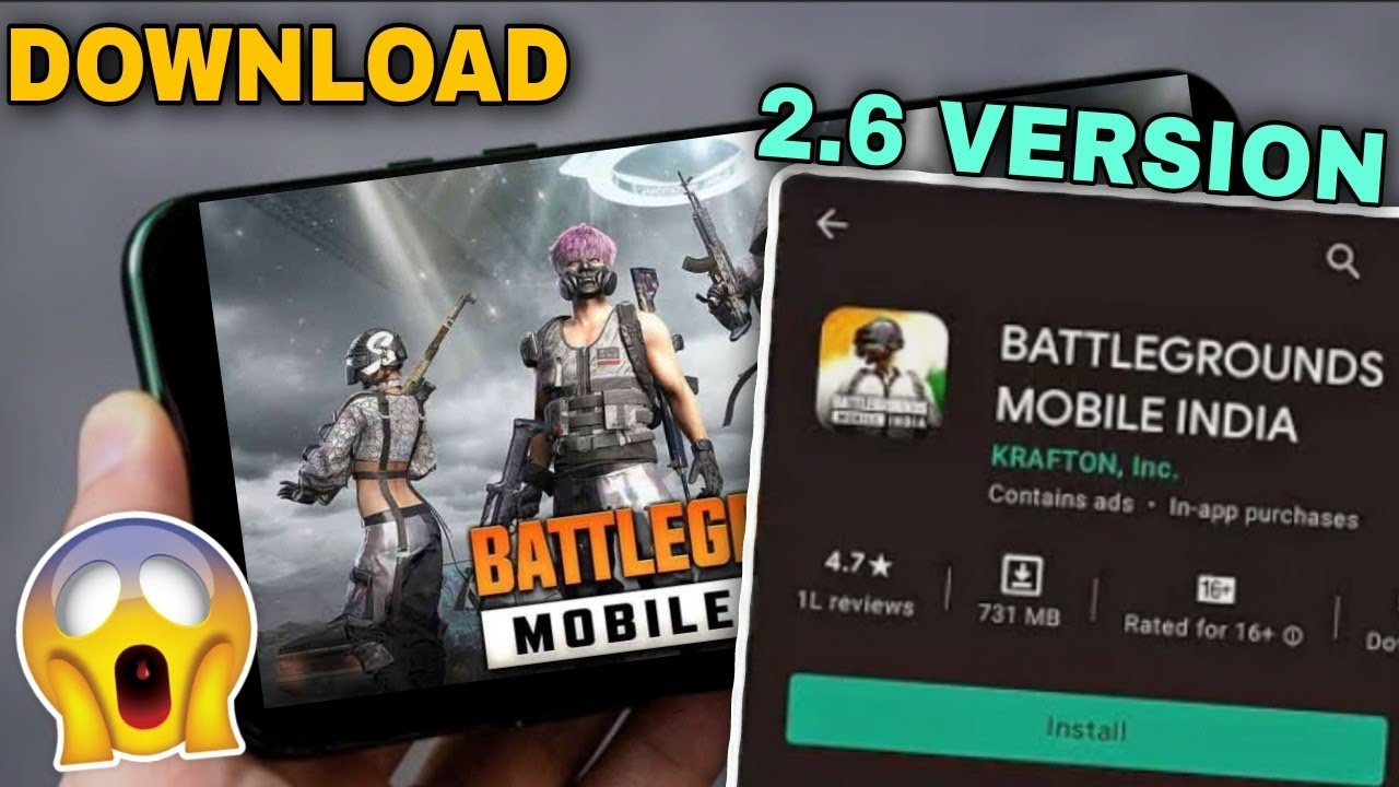 Bgmi 2.6 latest version download for mobile | Krafton new updates on ...