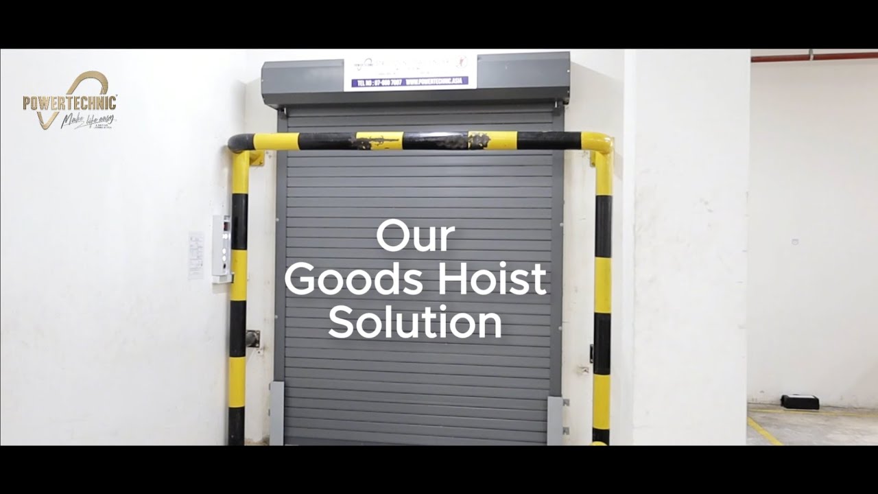 Old vs New Goods Hoist | POWERTECHNIC MARKETING - YouTube