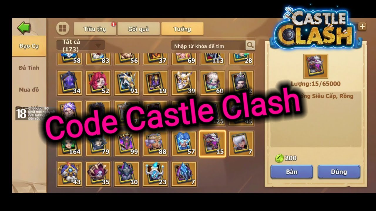 Castle Clash New Code Update 09 Dec 2023 Cập Nhật Code Loạn Thành Chiến ...