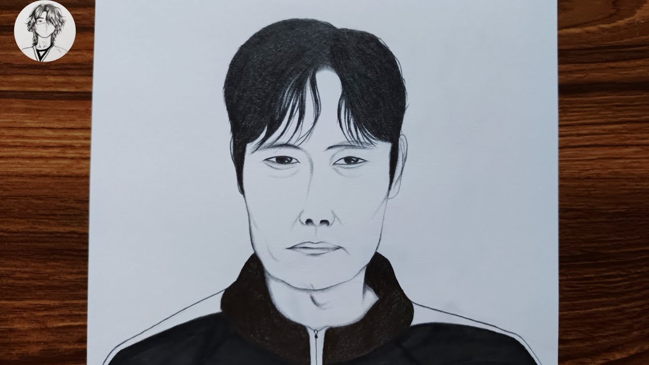 How to draw Hwang in-ho Player 001 from Squid game 2 || Drawing ...