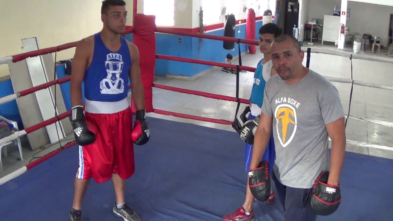 TREINO DE BOXE JAB DIRETO E CRUZADO - YouTube