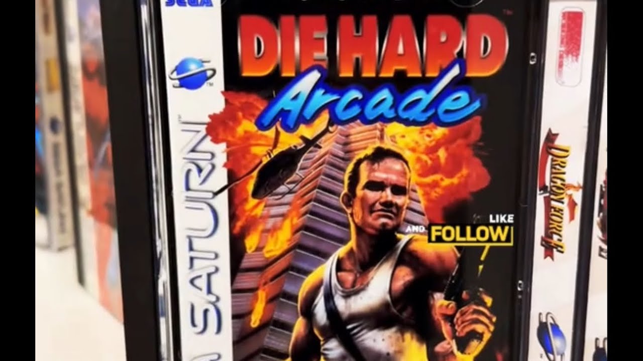 Sega Saturn Die Hard Arcade #gaming #arcade - YouTube